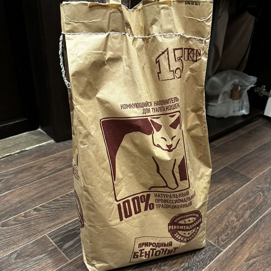 Кошачий наполнитель комкующийся