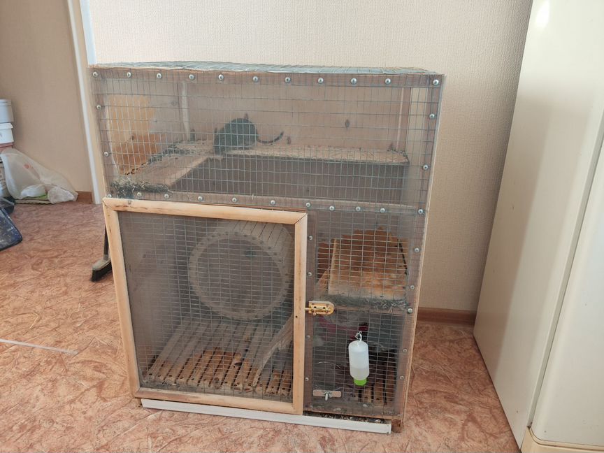 Клетка витрина для грызунов бу