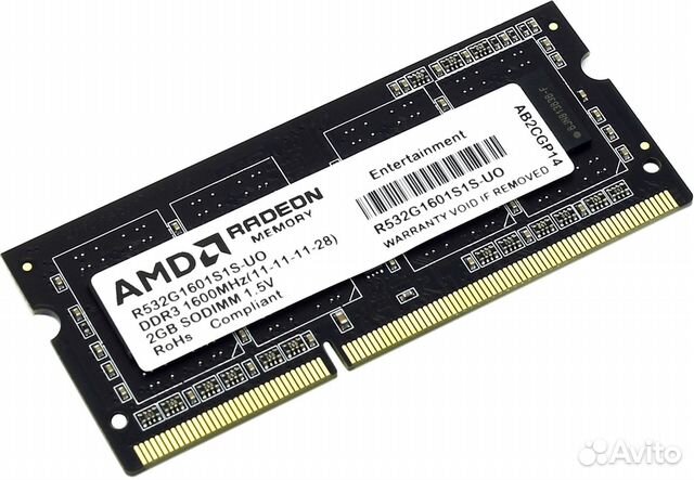 Оперативная память AMD 2Gb R532G1601S1S-UGO купить в Москве ...