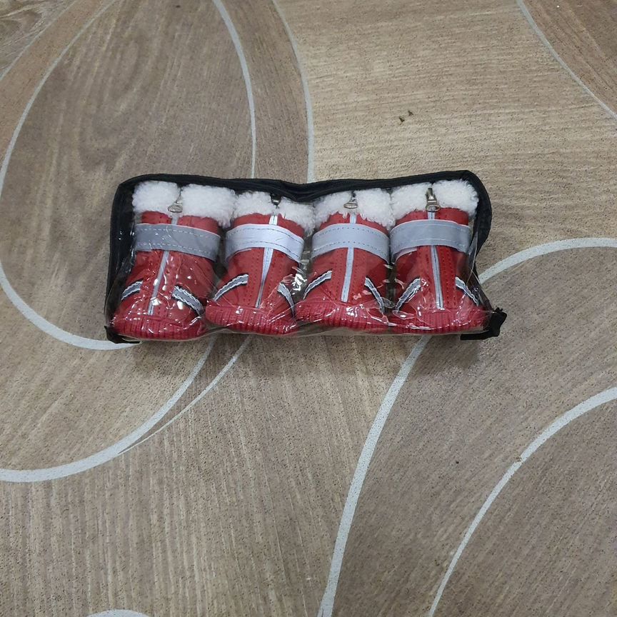 Ботинки зимние для собак
