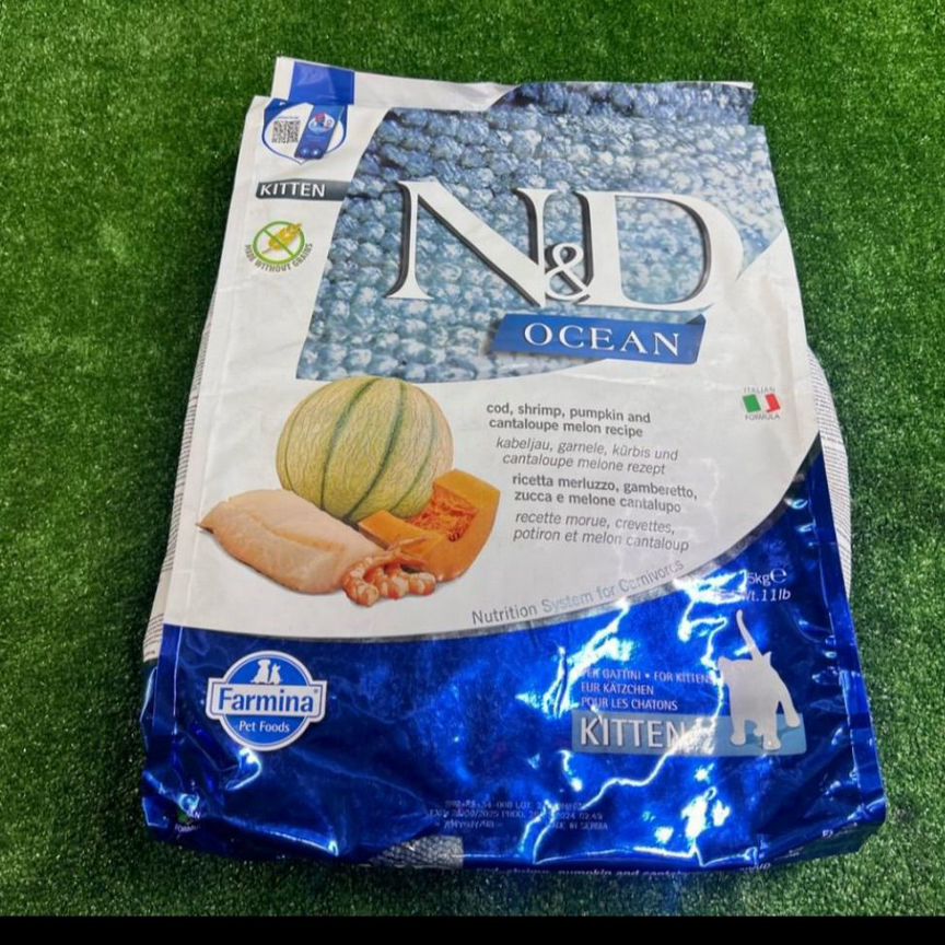 Farmina Ocean треска,тыква,дыня для котят 5 кг