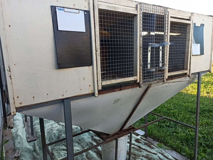 Клетка для кроликов малоуходная