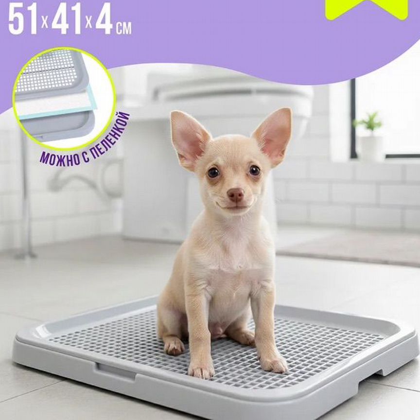 Лоток для собак под пеленку