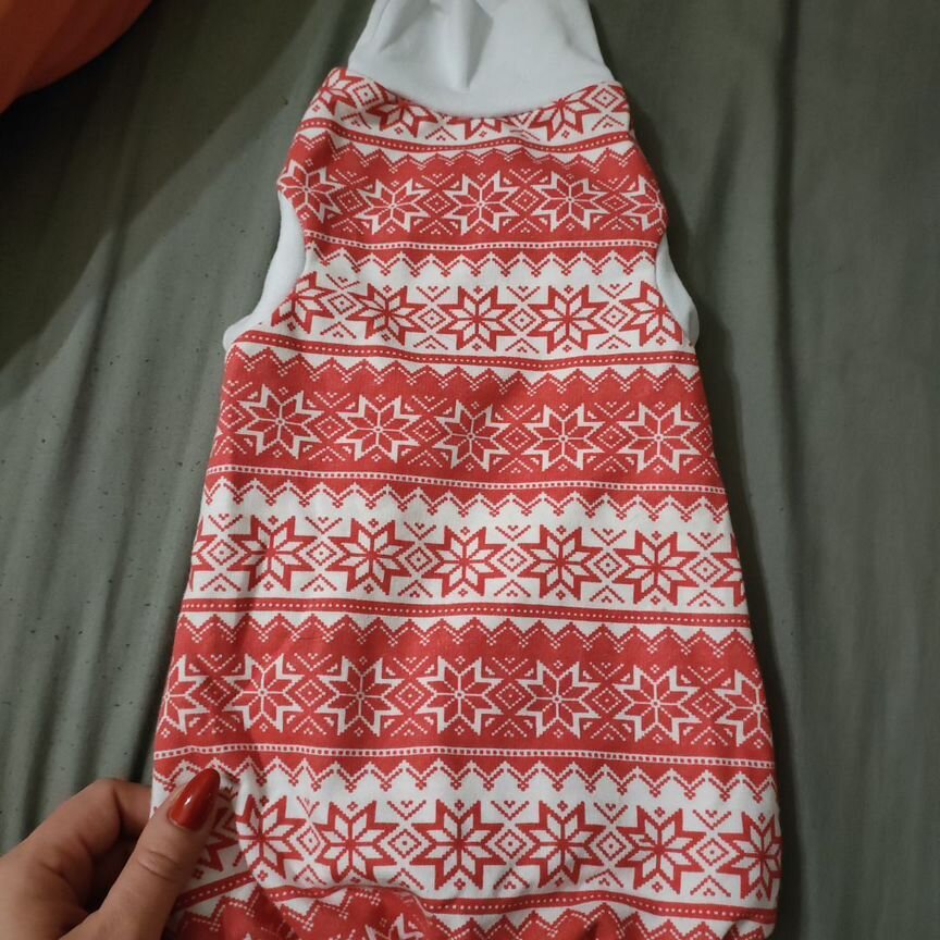 Новогодняя кофточка для кошки или собаки