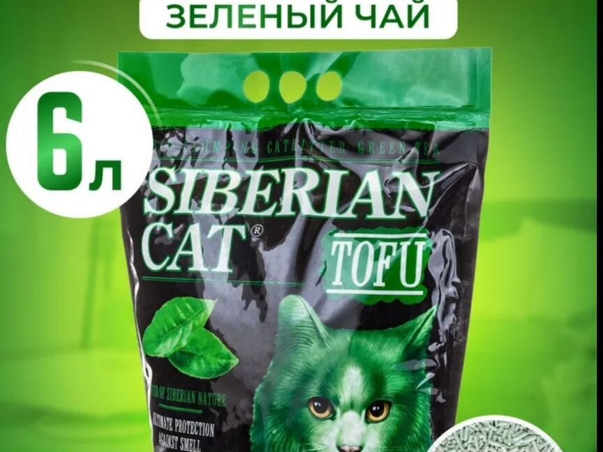 Наполнитель для кошачьего туалета тофу
