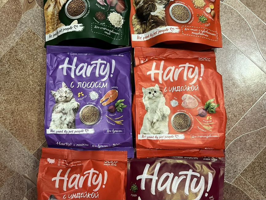 Корм для кошек Hurty 1,8 кг и 0,3 кг