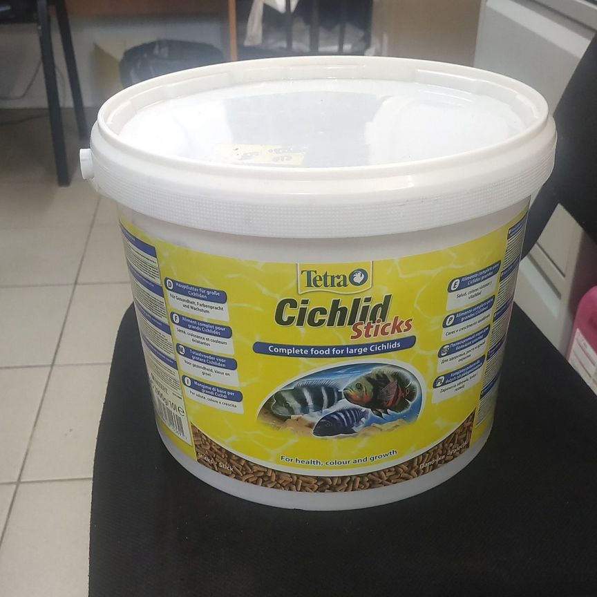 Корм для цихлид Cihlids sticks 10 литров