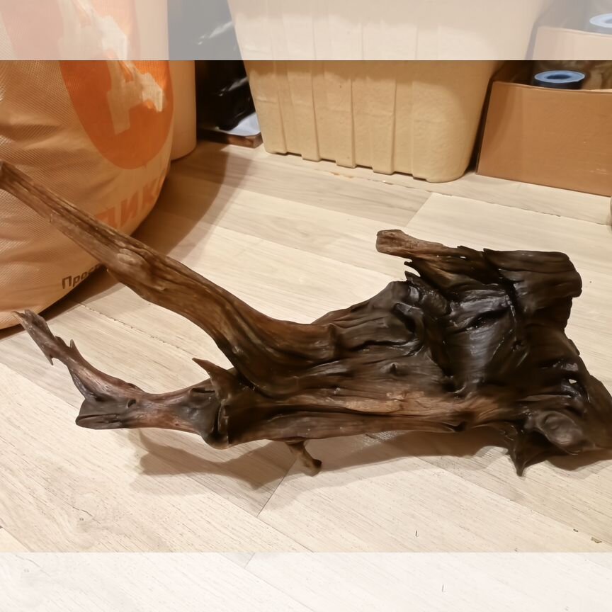 Коряга в аквариум натуральная