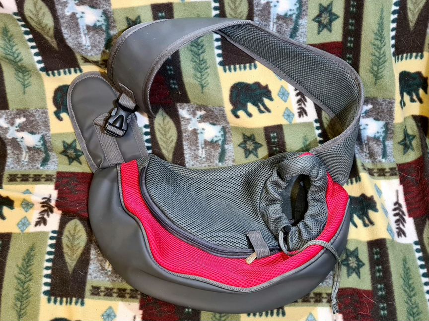 Сумка переноска и дождевик для собак до 3 кг