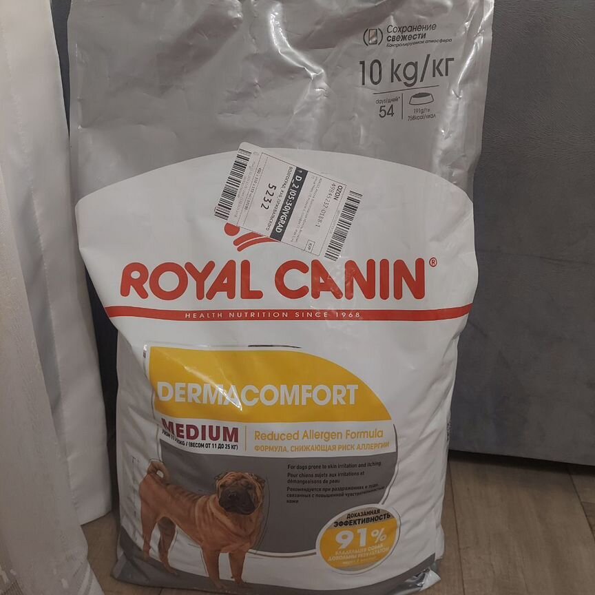 Royal canin dermacomfort 10кг. Корм для собак