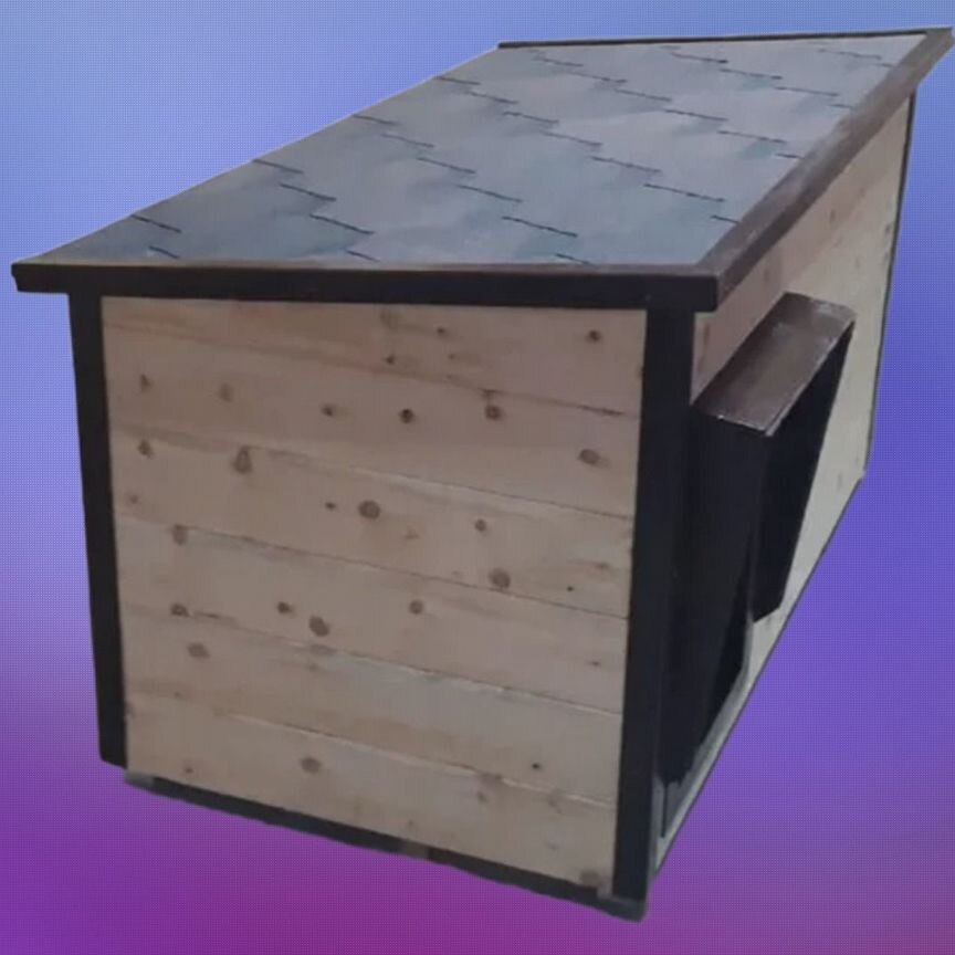 Будка утепленная для собаки (150/80/80см)