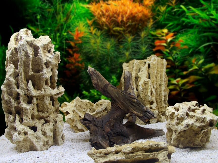 Камень для аквариума. Набор для декора