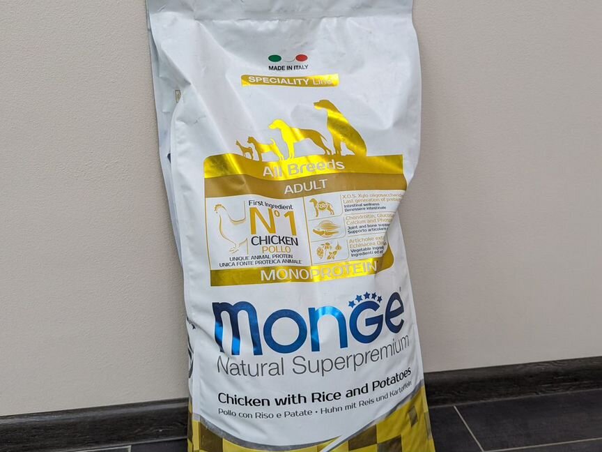 Корм Monge, Gemon для кошек и собак в ассортименте