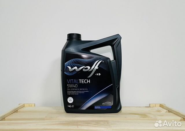 Моторное масло Wolf Vitaltech 5w40 4 литра купить в Мытищах 8311192 | Авито