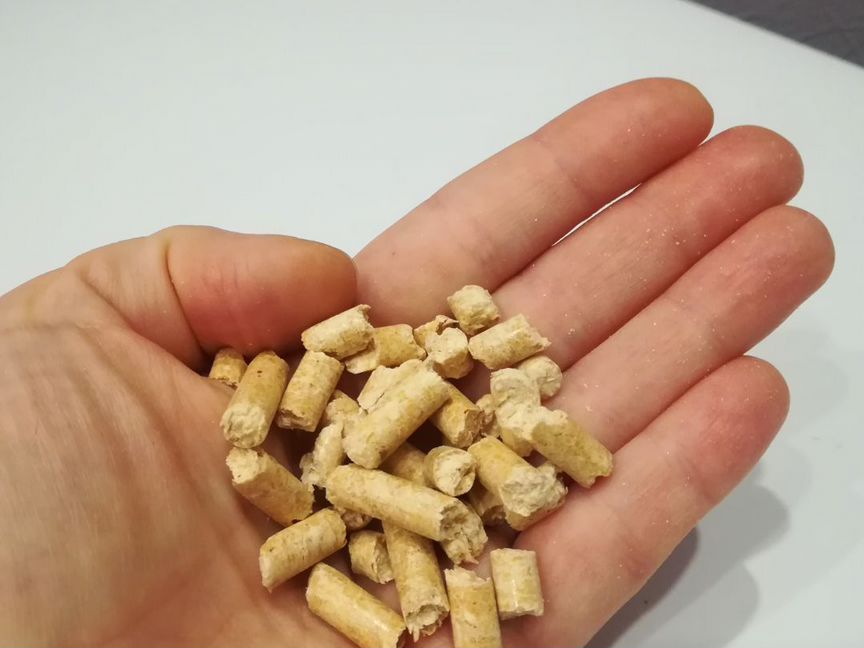 Наполнитель древесный, 3 кг, диаметр 6мм