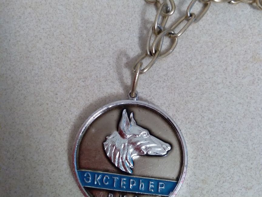 Медаль выставки собаки