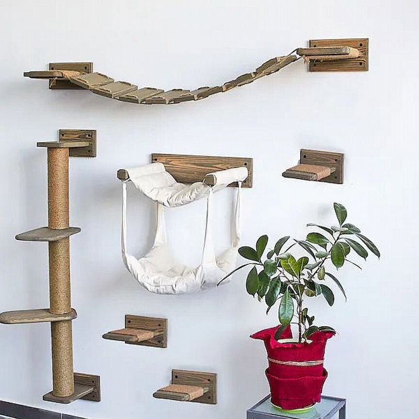 Настенный комплекс для кошек