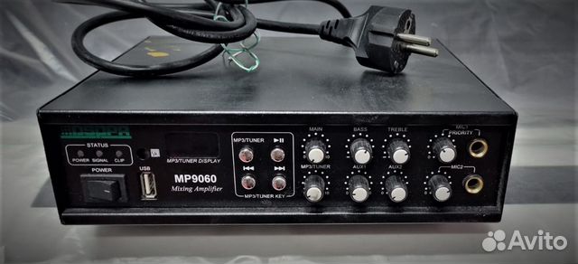 Микшер-усилитель звука mp-9060 dsppa купить в Москве | Электроника | Авито