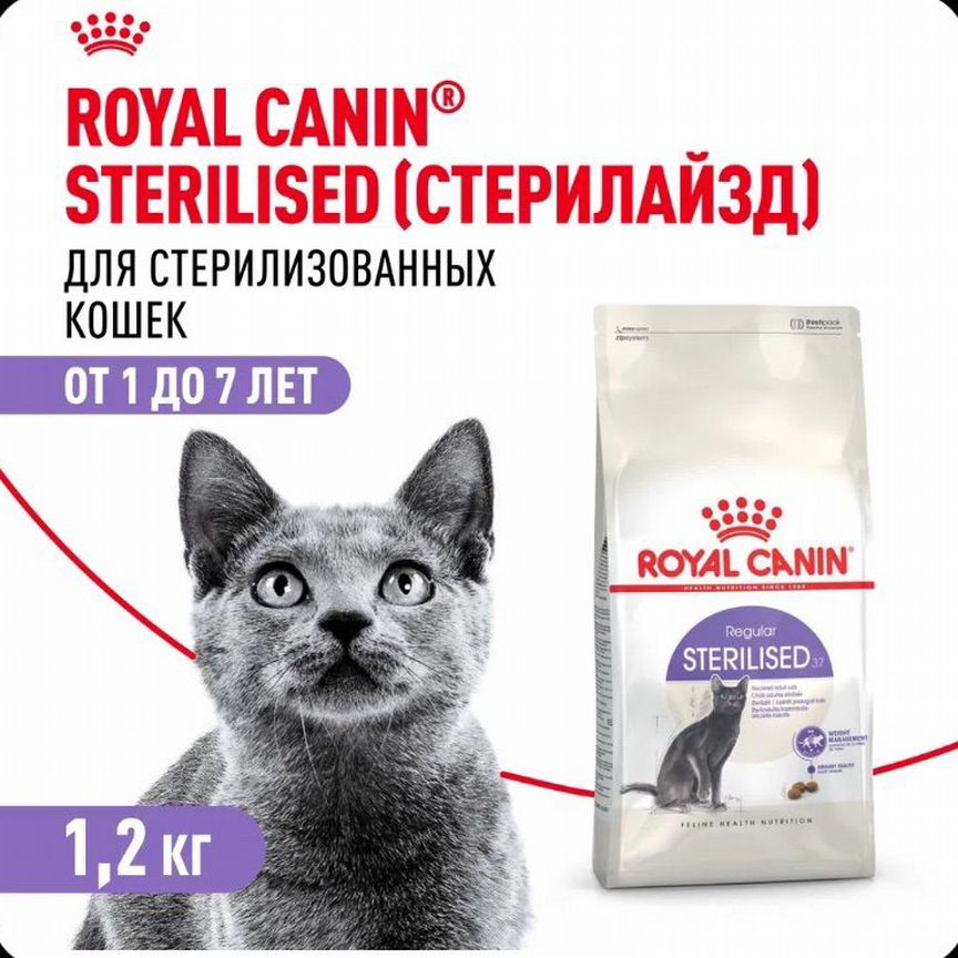 Сухой корм для кошек Royal Canin Sterilised 37