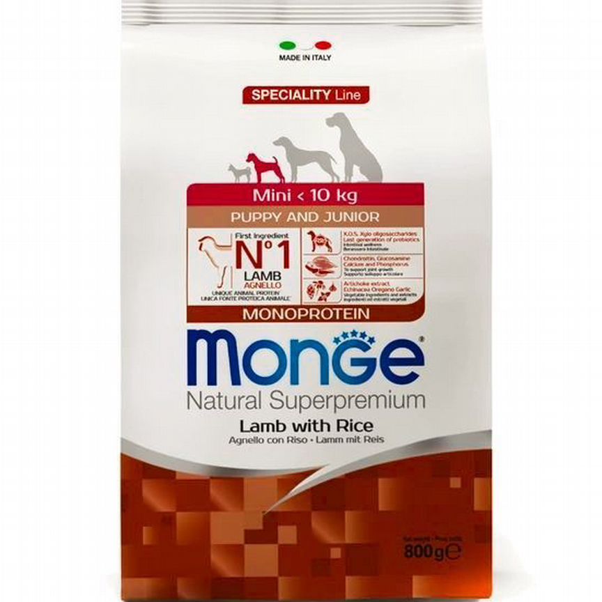 Monge Dog Speciality Line Monoprotein Mini 0.8