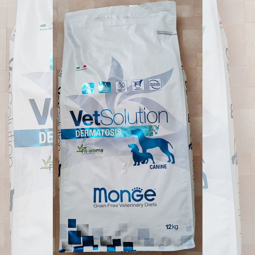 Корм для собак Monge vetsolution dermatosis 12кг