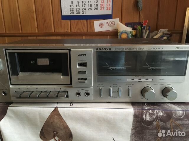 Кассетная дека Sanyo Rd-303 купить в Санкт-Петербурге | Электроника | Авито