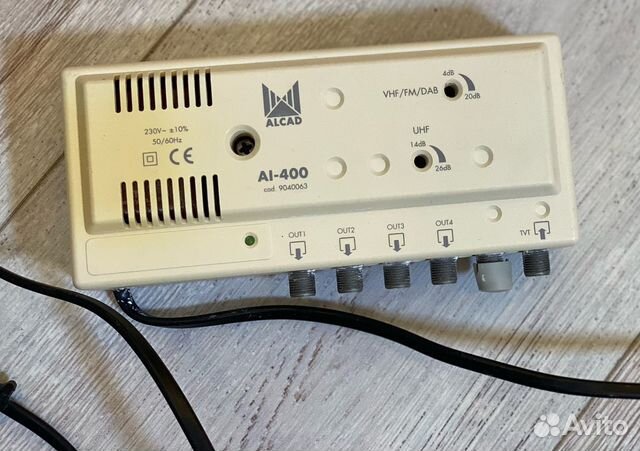 Усилитель антенны тв спутник сигнала Alcad AI-400 купить в Москве ...