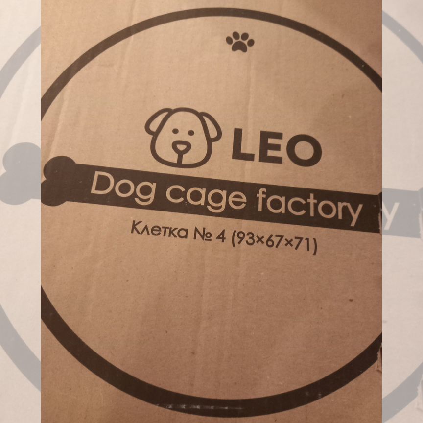 Клетка-вольер для собаки №4, складная, поддон, 2 д