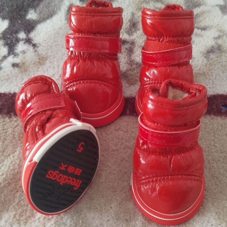 Зимние ботиночки для маленьких собачек