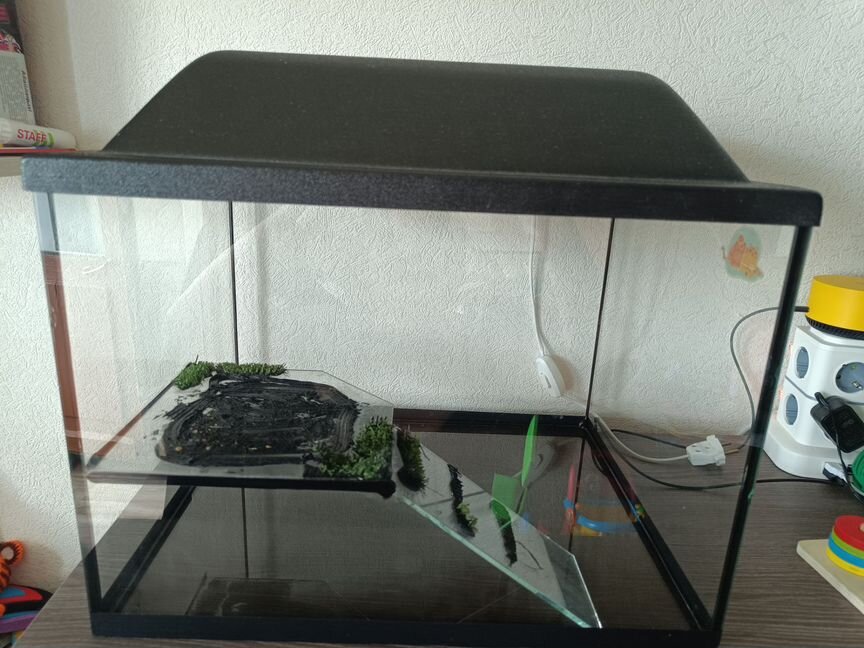 Аквариум для черепахи 50 литров