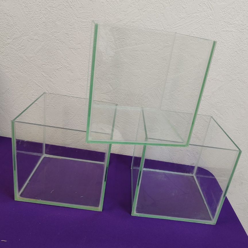 Аквариум куб 20см стекло