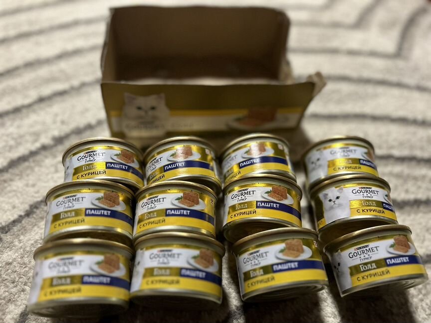 Gourmet gold паштет курица 12 банок
