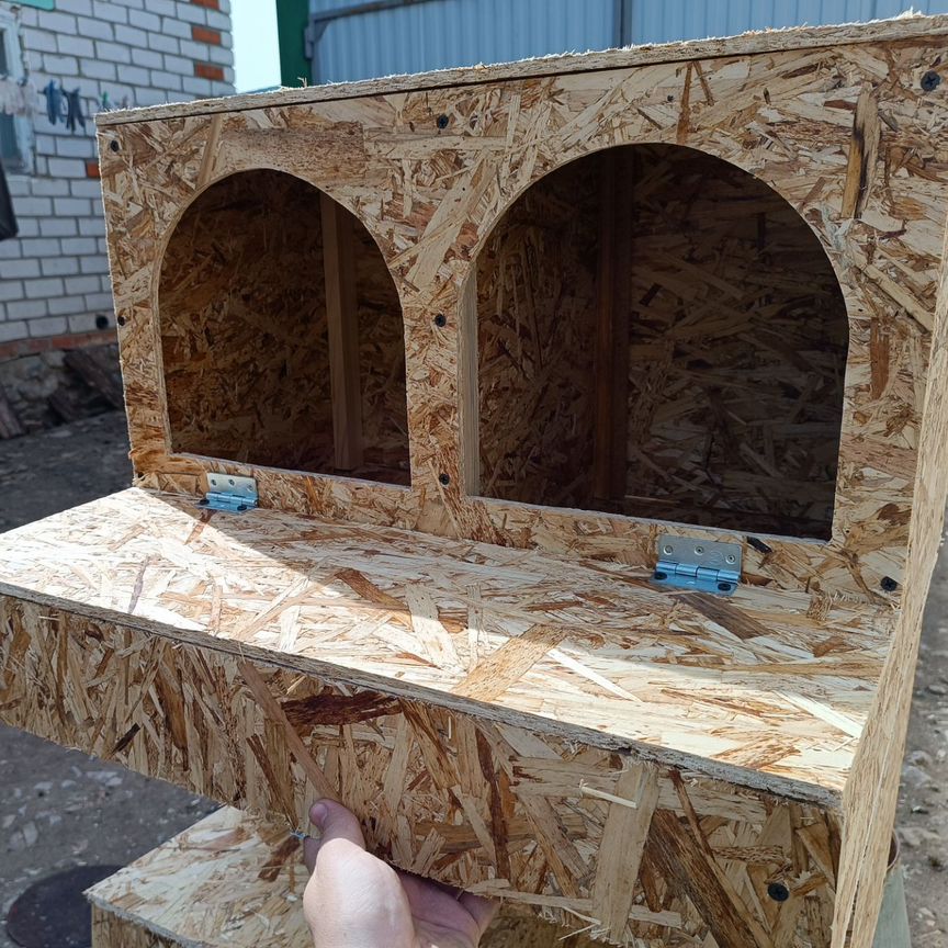 Гнезда для кур с яйцесборником