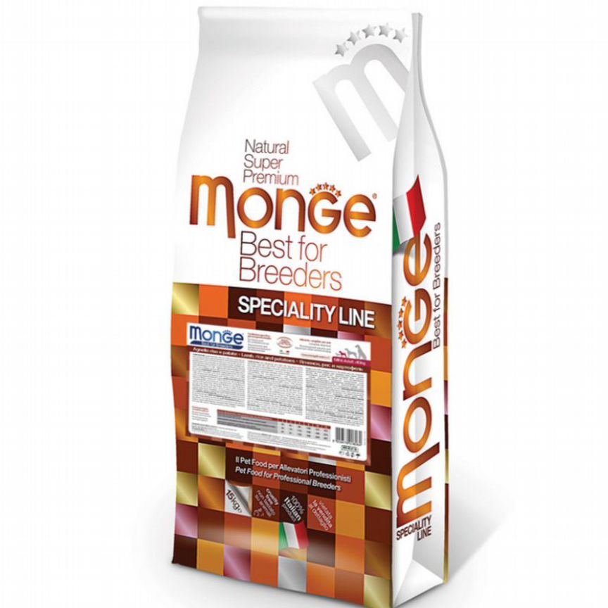 Корм для собак monge ягненок для мини пород 15кг