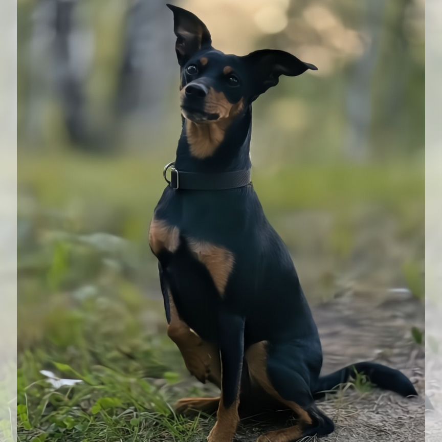 Цвергпинчер, взрослая собака