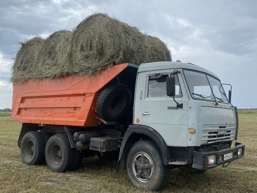 Сено в рулонах