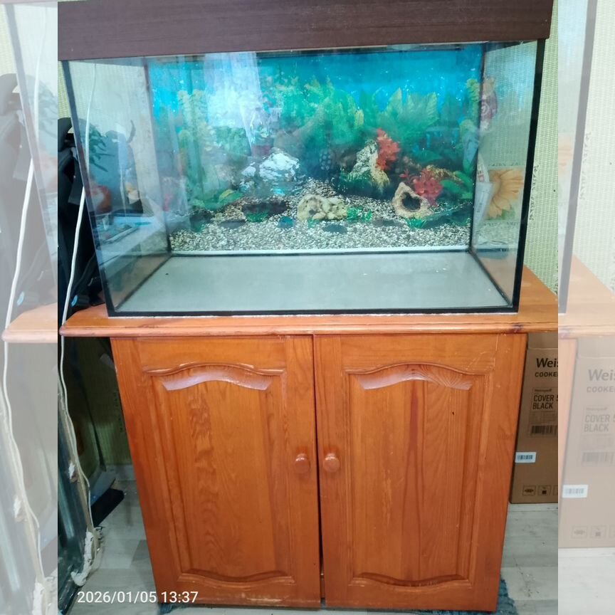 Аквариум с тумбой 160л