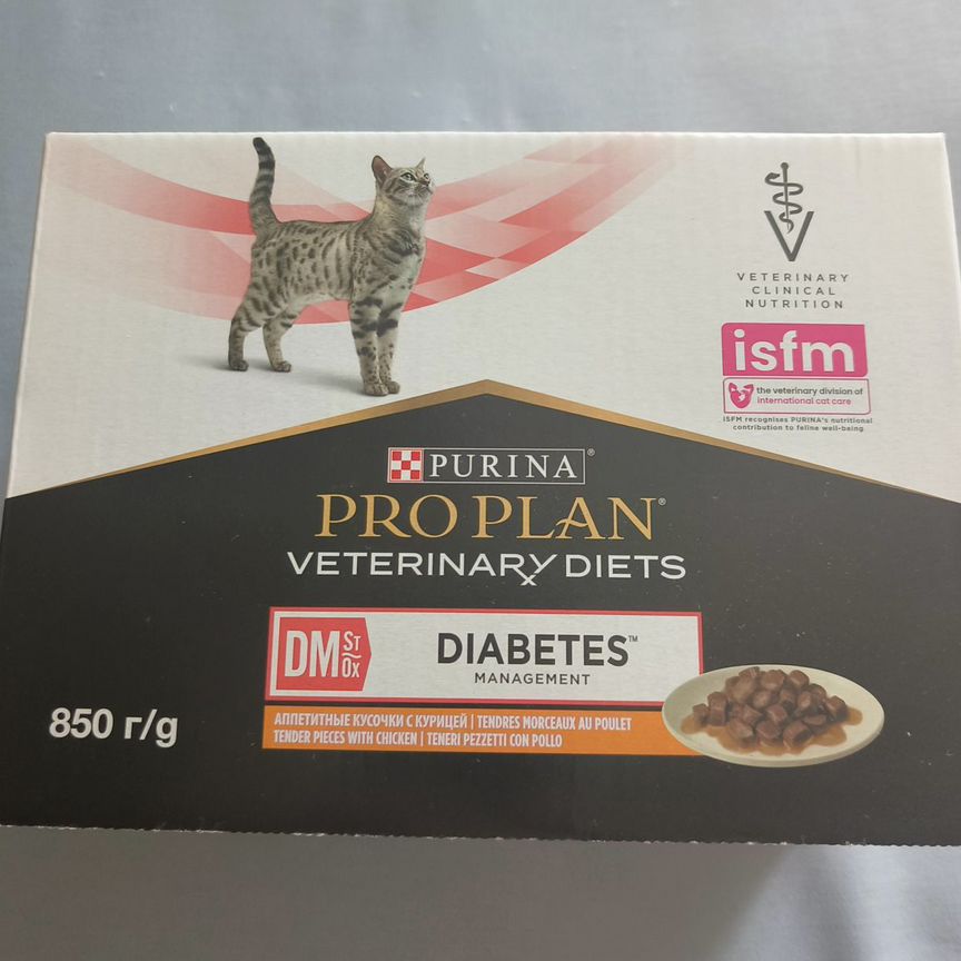 Корм для кошек PRO plan veterinary diets Diabetes