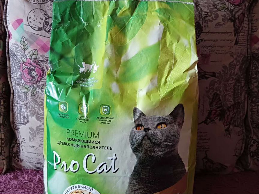 Наполнитель древесный комкующийся