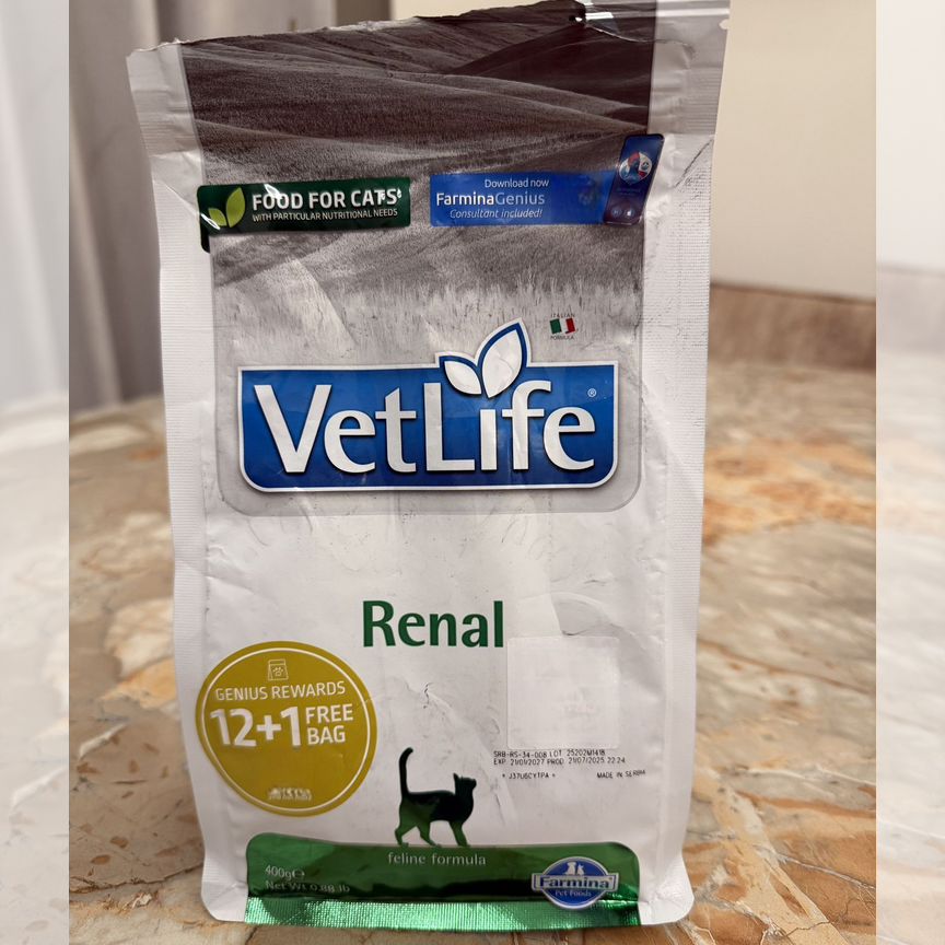 Сухой корм Farmina Renal открытый 220 грамм