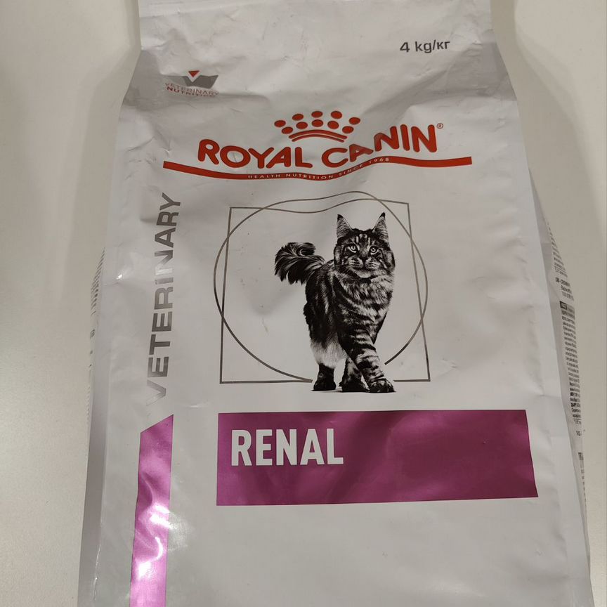 Корм для кошек Royal Canin Renal 4 кг   Ageing 4кг