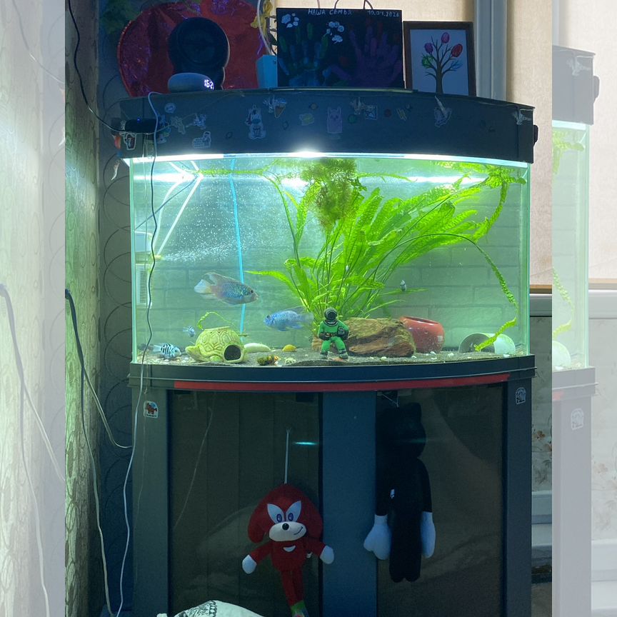 Аквариум с тумбой 220 литров