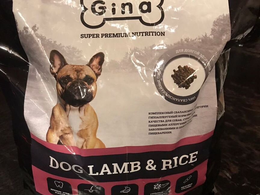 Корм для собак Gina