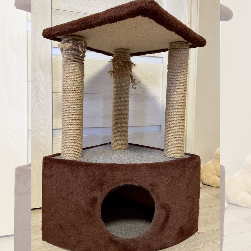 Когтеточка с домиком бу