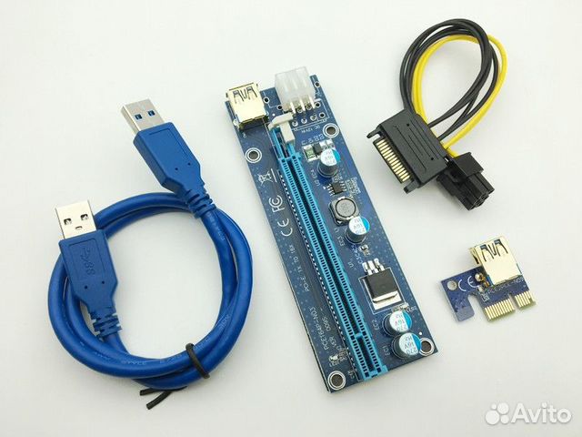 Райзер 009S для видеокарты /PCI-E Express/ SATA купить в Санкт ...