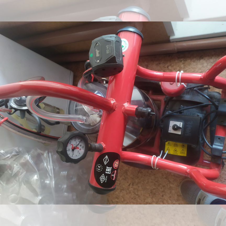 Доильный аппарат для коров пневматика