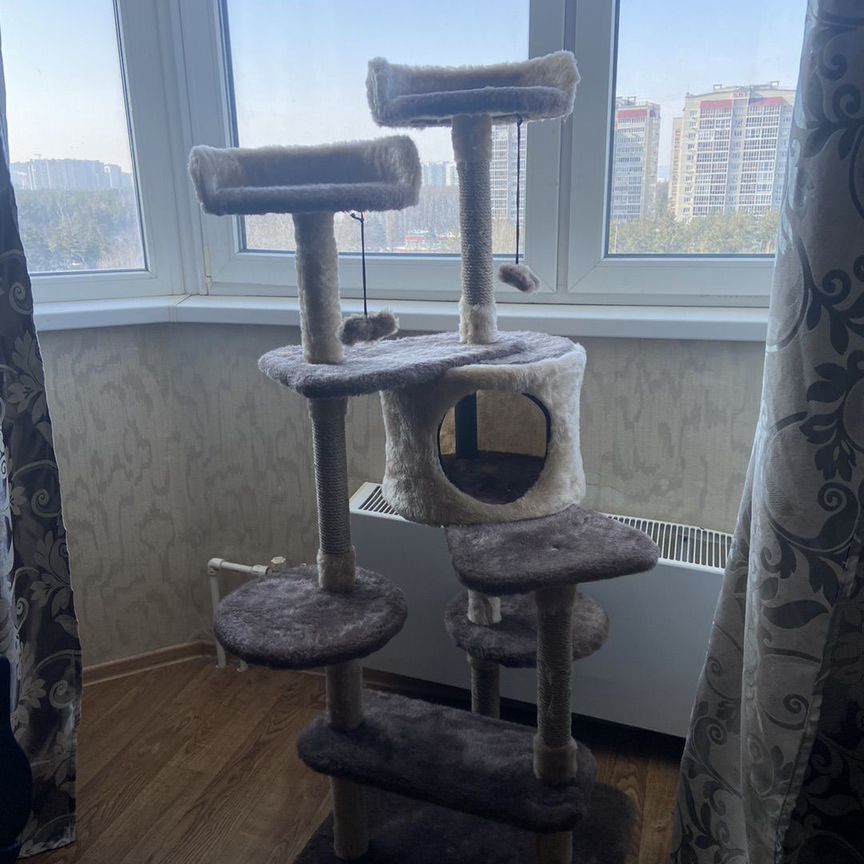 Когтеточка, домик для кошки, новый