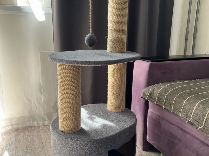 Домик для кошки с когтеточкой