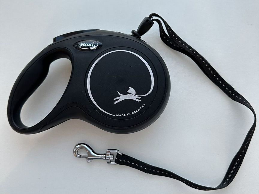 Поводок рулетка ошейник для собак