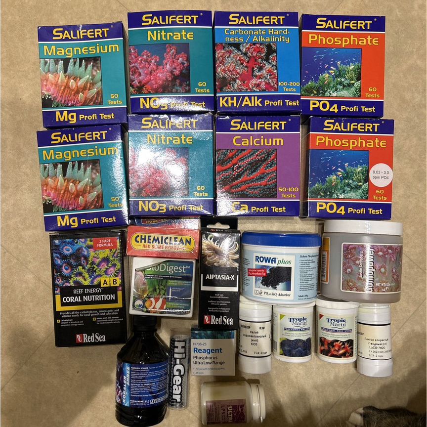 Тесты для аквариумной воды